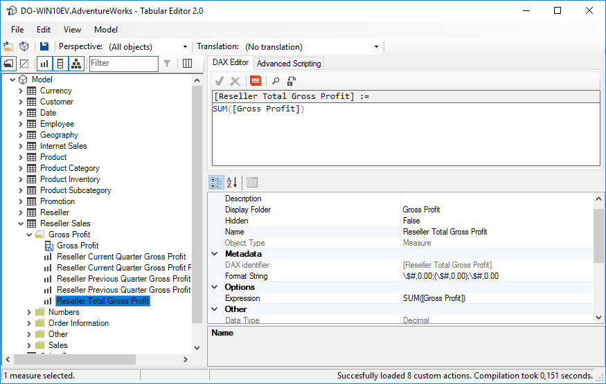 Getting Started Tabular Editor Documentation
